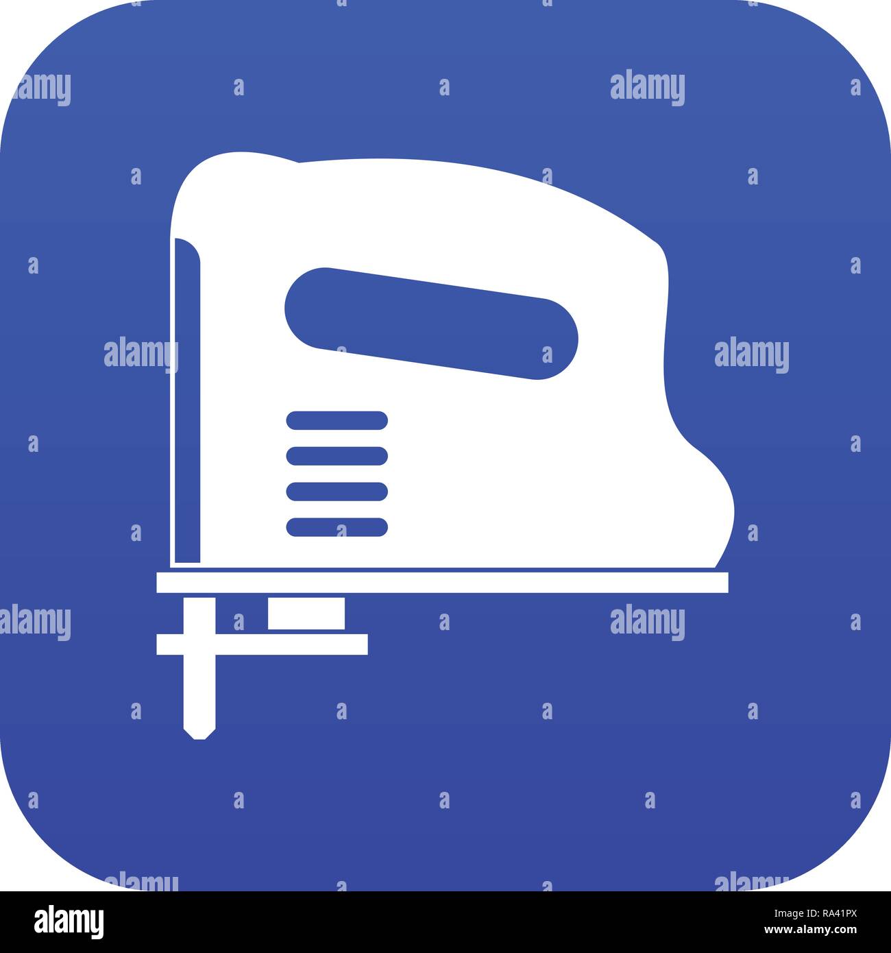 Pneumatic gun icon digital blue Stock Vector Image & Art - Alamy