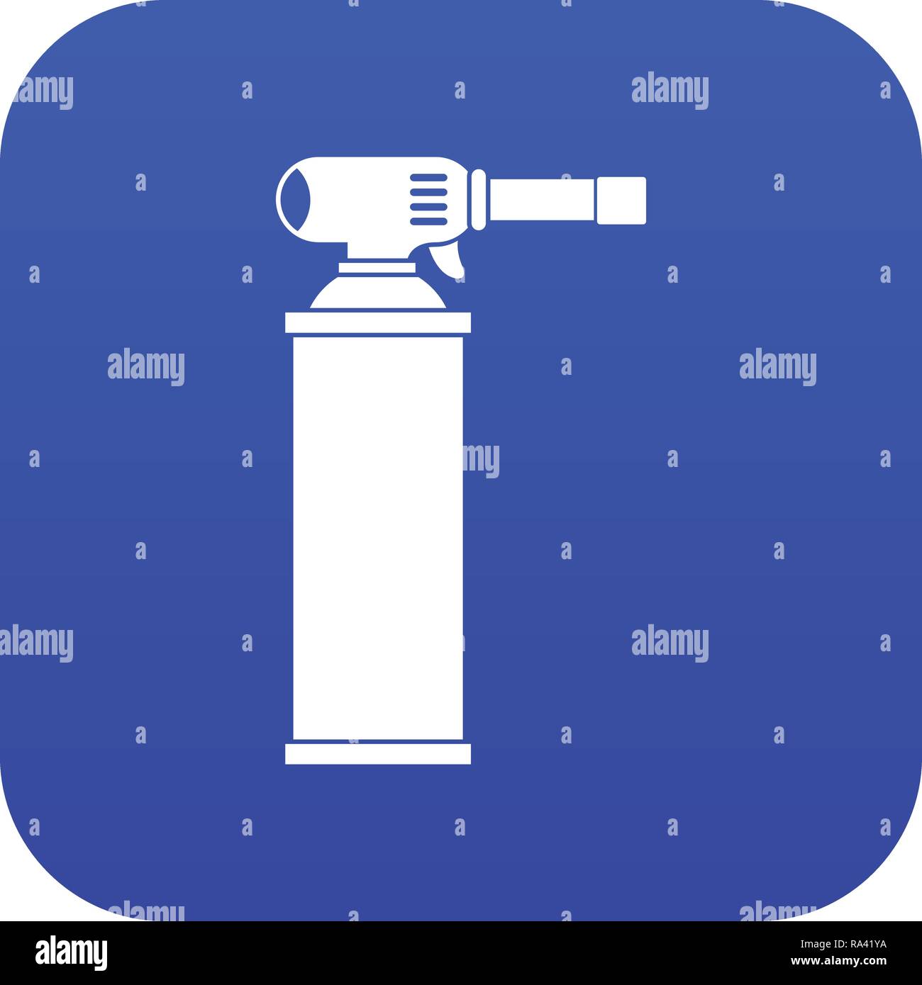 Gas cylinder icon digital blue Stock Vector Image & Art - Alamy