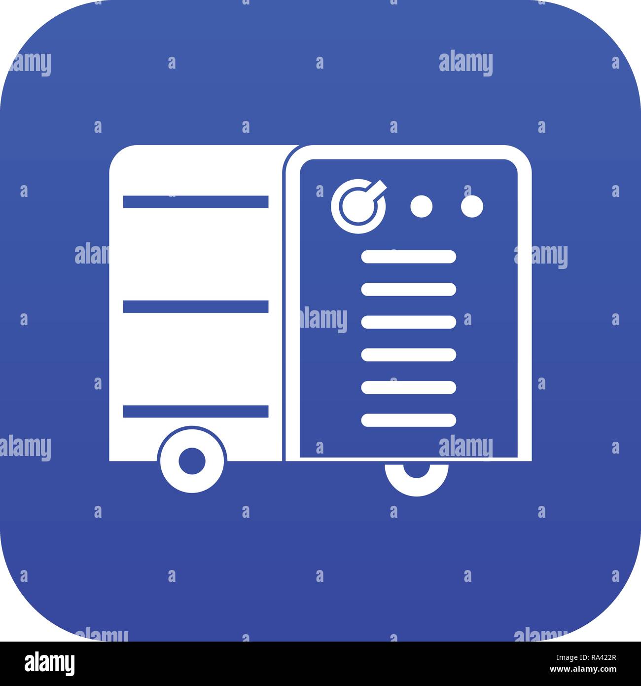 Inverter welding machine icon digital blue Stock Vector Image & Art - Alamy