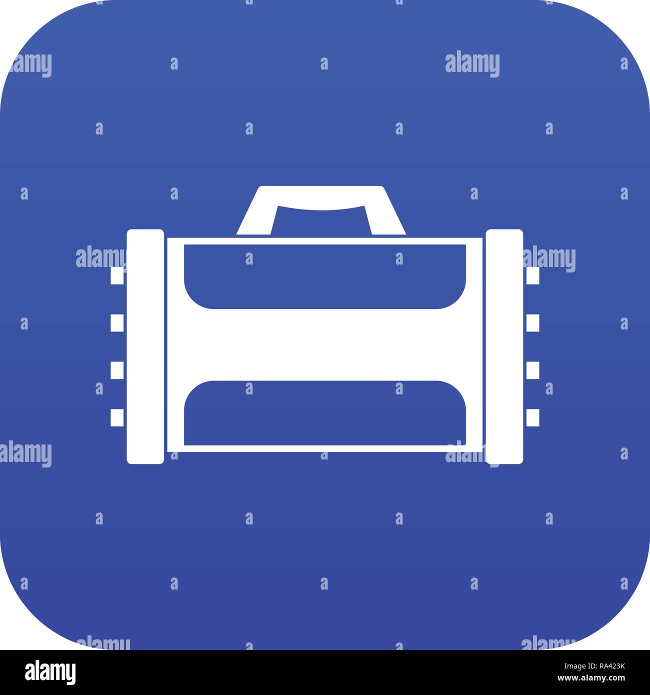 Welding machine icon digital blue Stock Vector Image & Art - Alamy