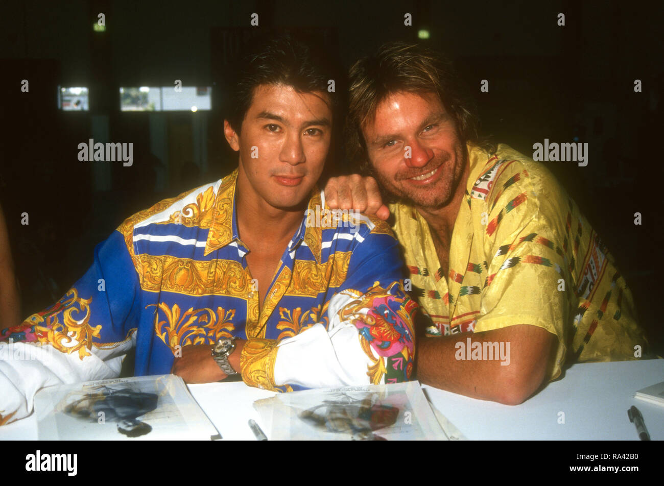 LAS VEGAS, NV - JULY 12: Actor Steven Vincent Leigh and actor Martin ...