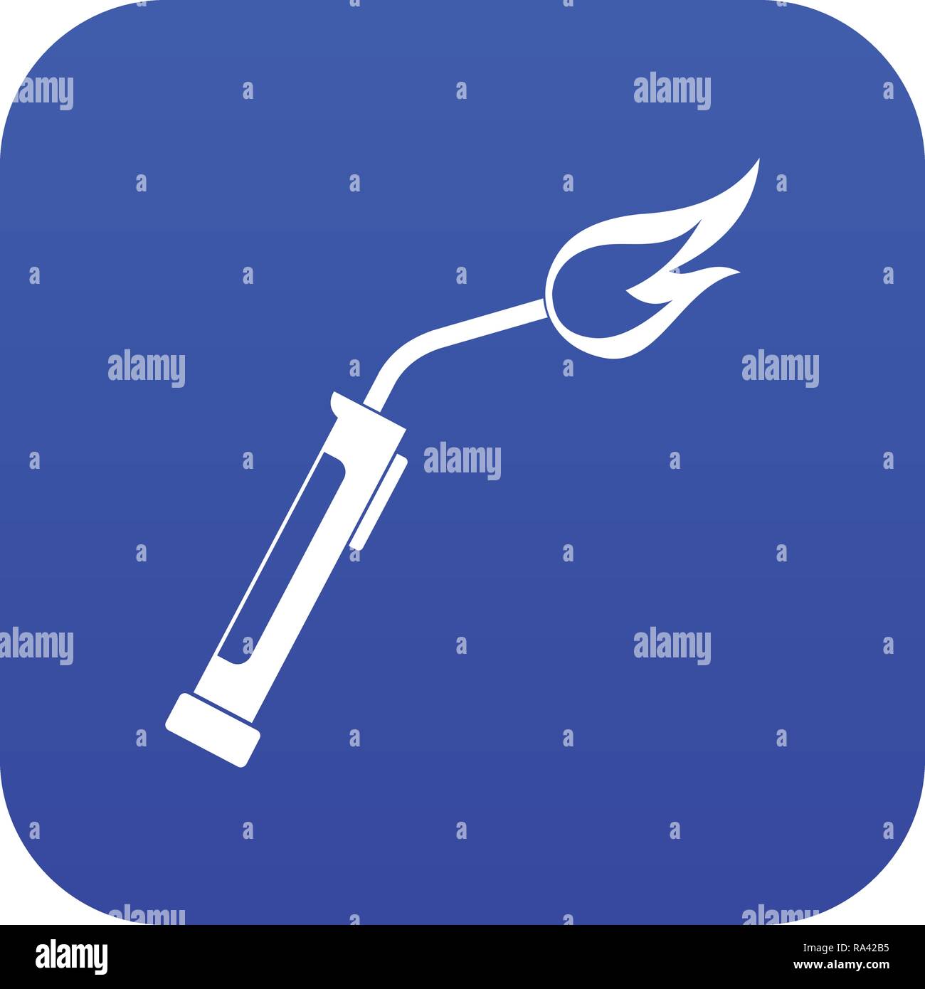 Welding torch icon digital blue Stock Vector Image & Art - Alamy