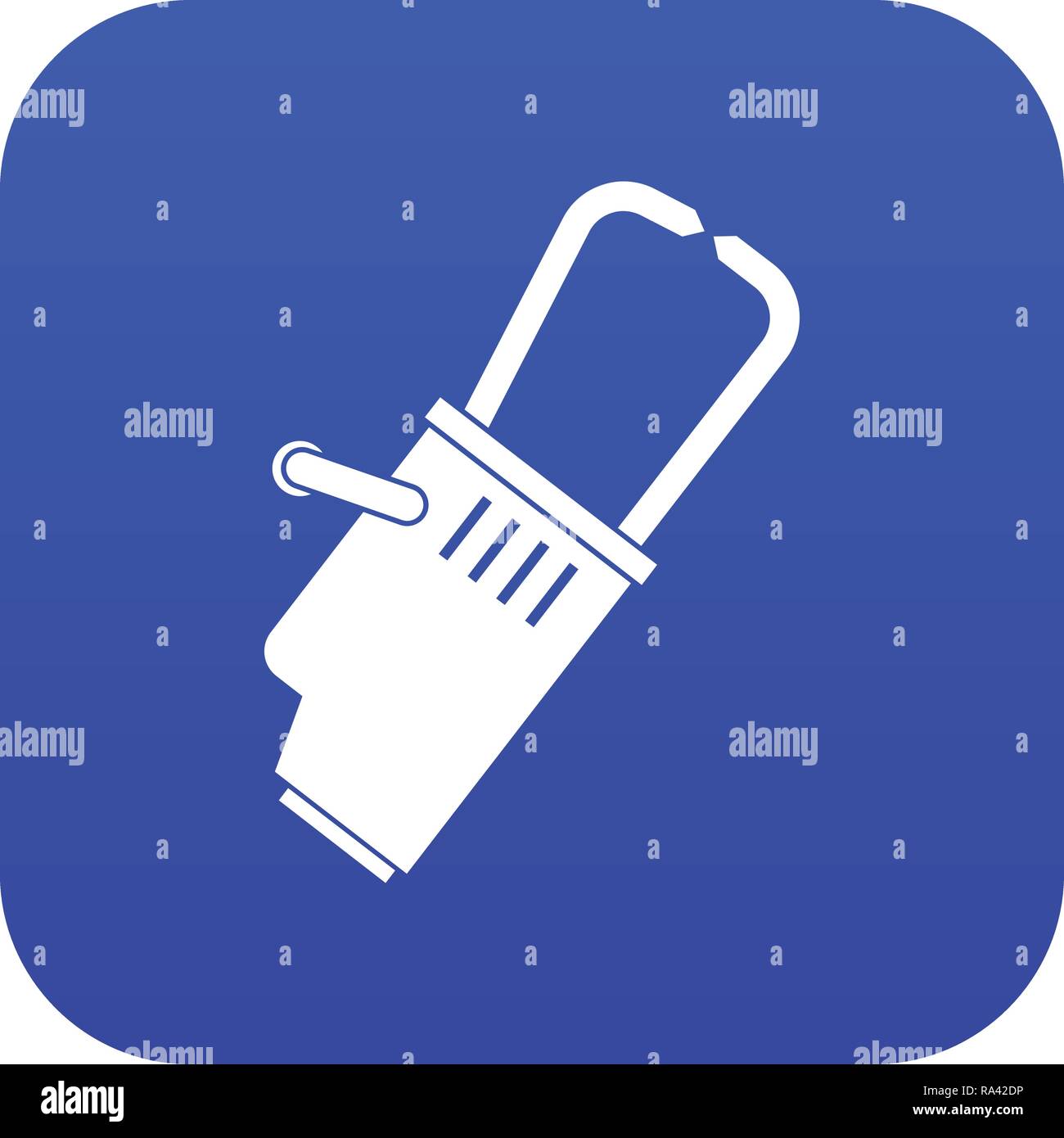 Welding equipment icon digital blue Stock Vector Image & Art - Alamy