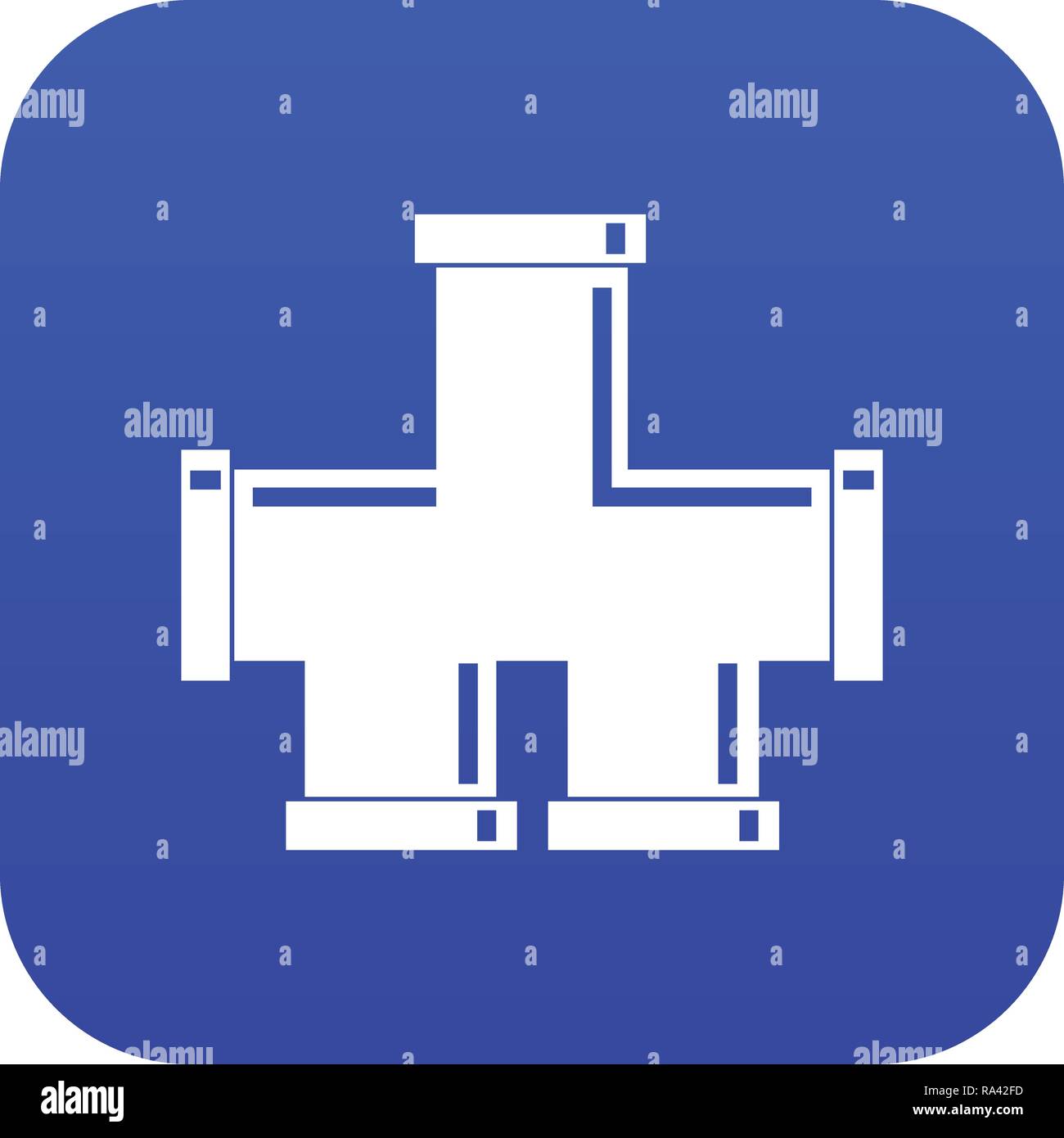 Drain system icon digital blue Stock Vector Image & Art - Alamy