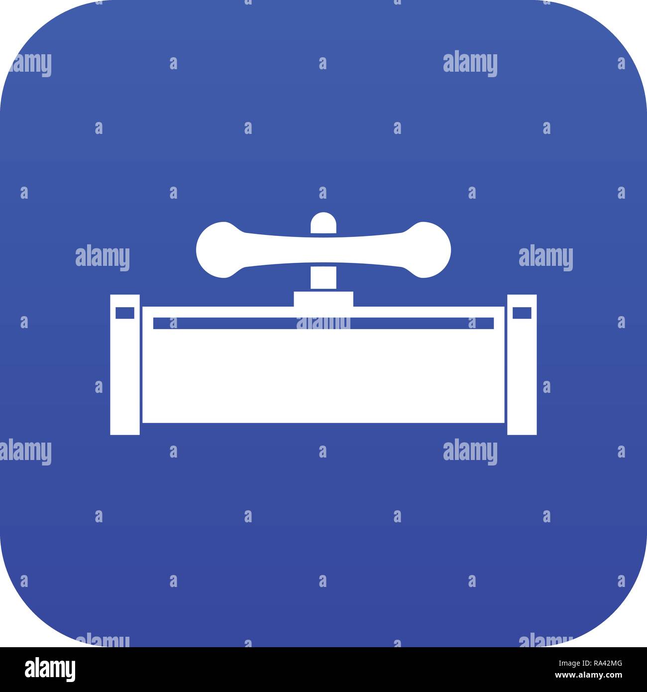 Plumbing valve icon digital blue Stock Vector Image & Art - Alamy