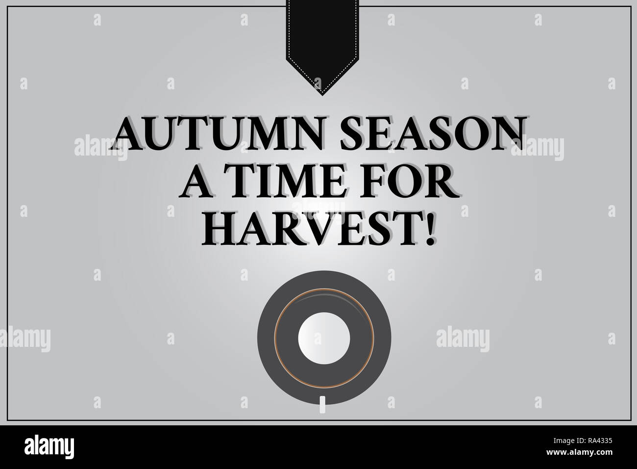 Writing note showing Autumn Season A Time For Harvest. Business photo ...