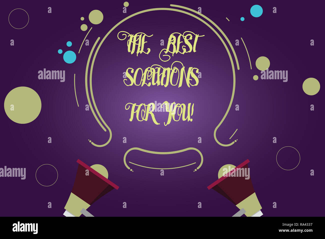 Writing note showing The Best Solutions For You. Business photo ...