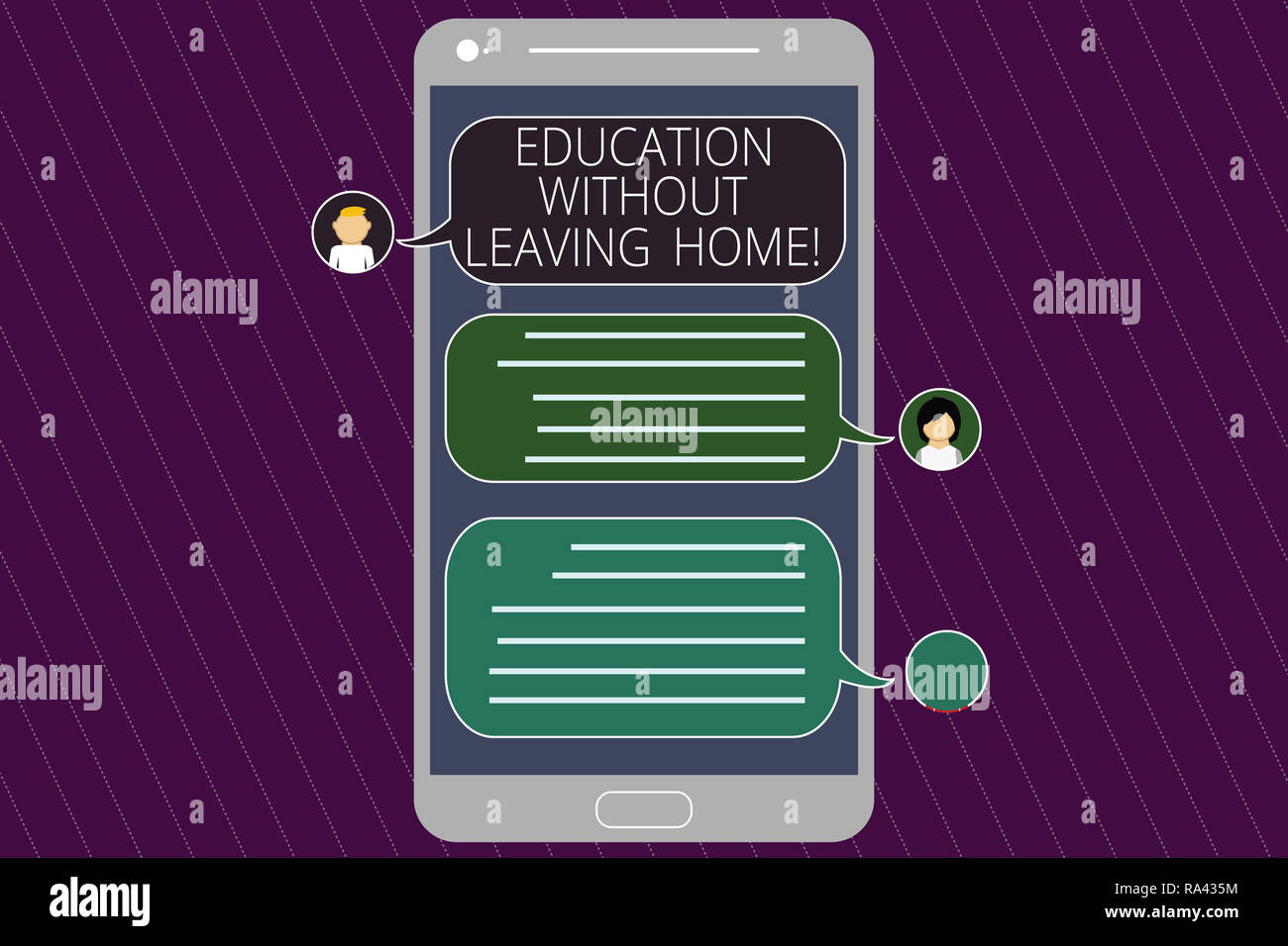 Word writing text Education Without Leaving Home. Business concept for ...