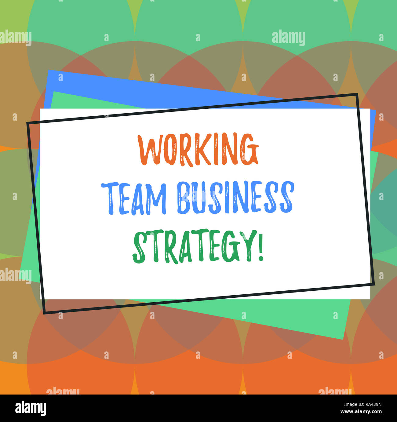 Text sign showing Working Team Business Strategy. Conceptual photo ...