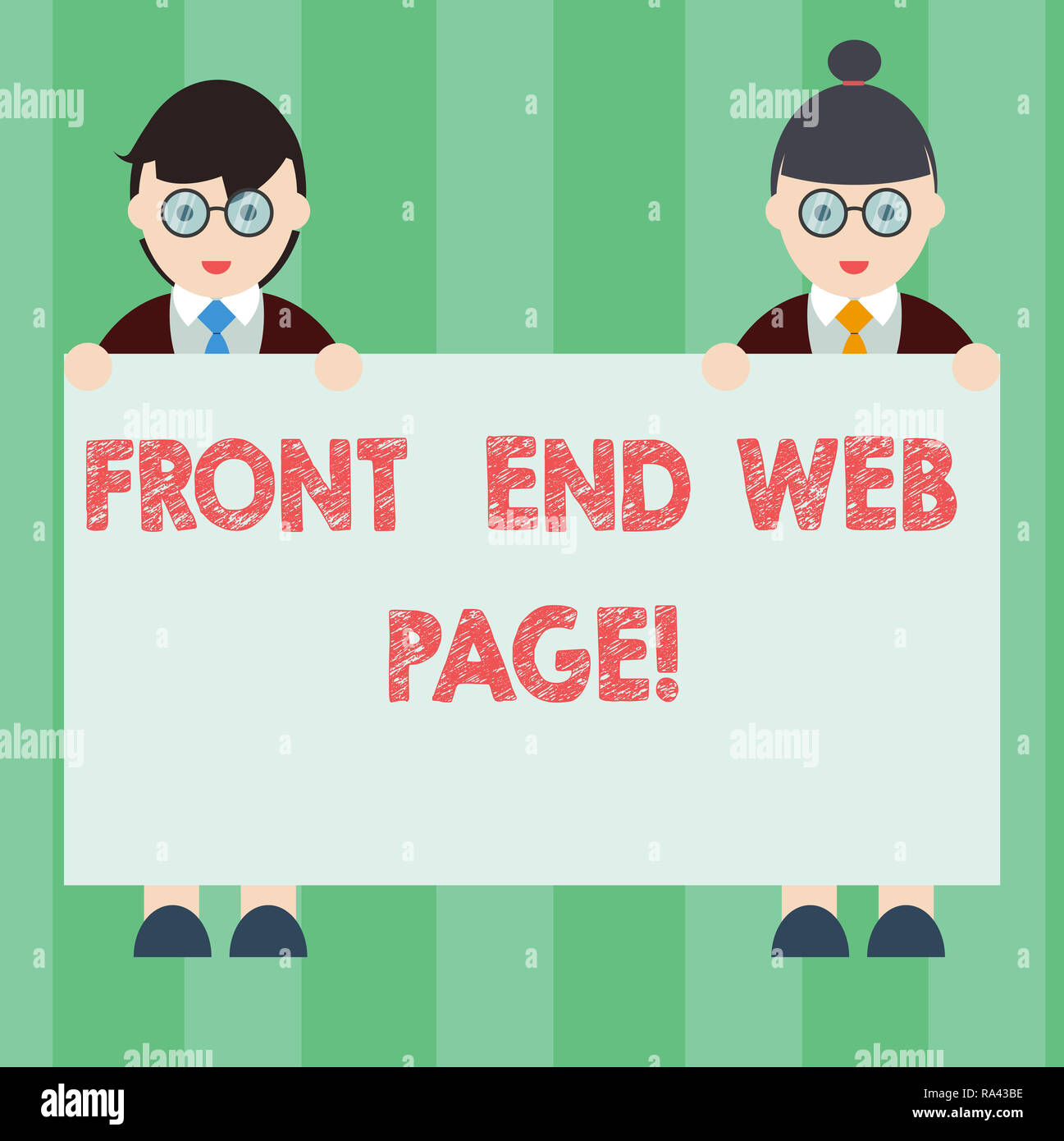 Handwriting text writing Front End Web Page. Concept meaning Converting data into graphical ...