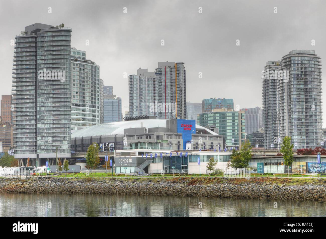The Rogers Arena in Vancouver, British Columbia Stock Photo - Alamy