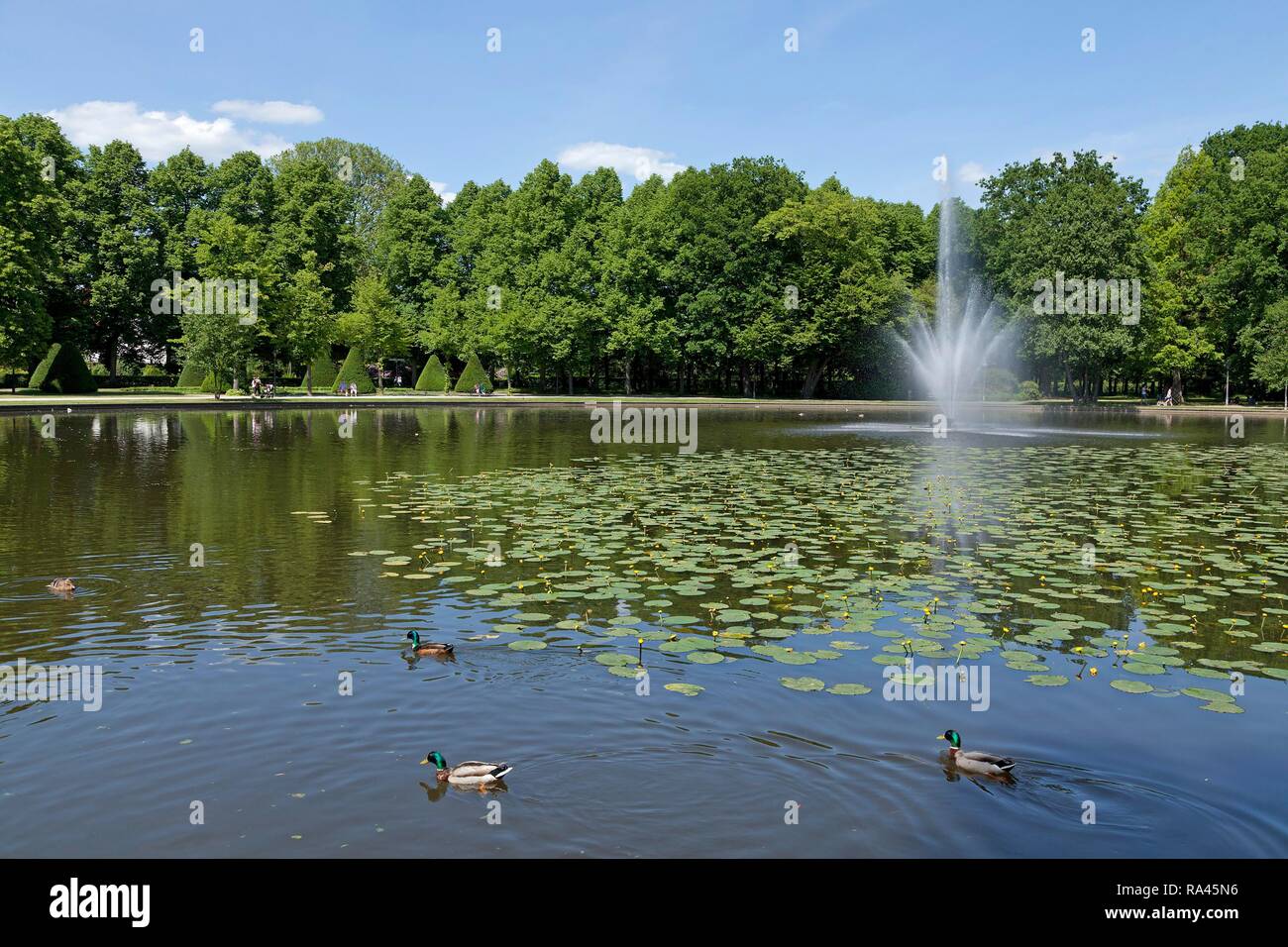 Garden pond and fountain hi-res stock photography and images - Alamy