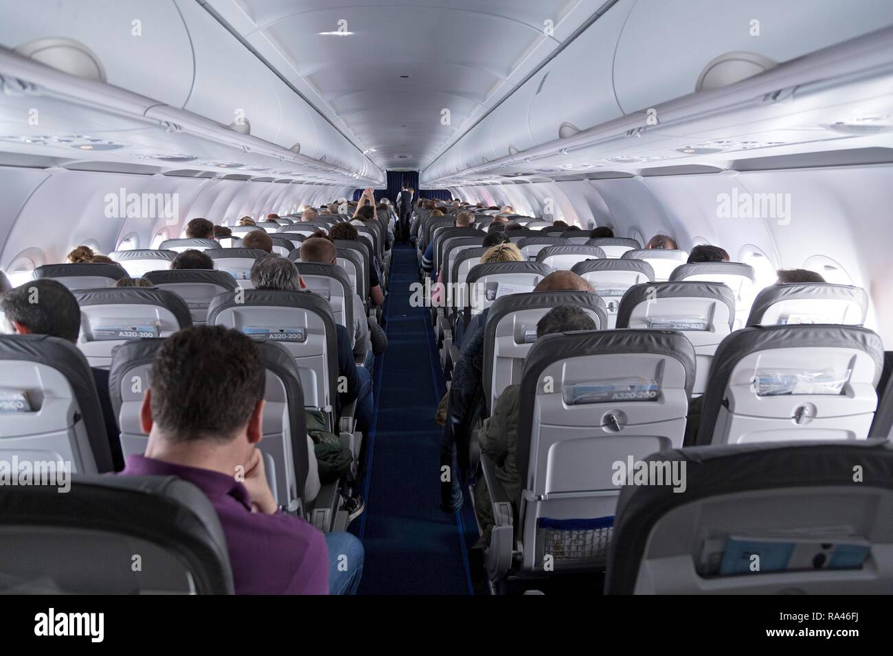 Flight on passenger plane hi-res stock photography and images - Alamy