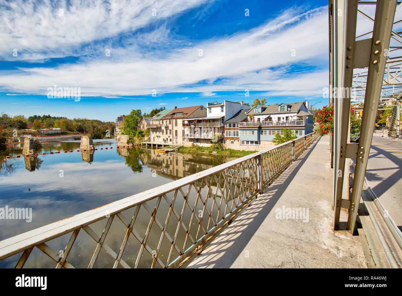Beautiful Elora Streets In City S Historic Downtown Stock Photo Alamy
