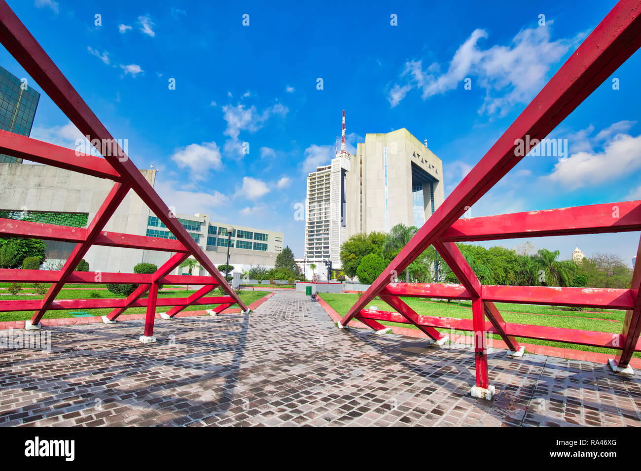 Monterrey, Landmark Macroplaza square in the city historic center Stock ...