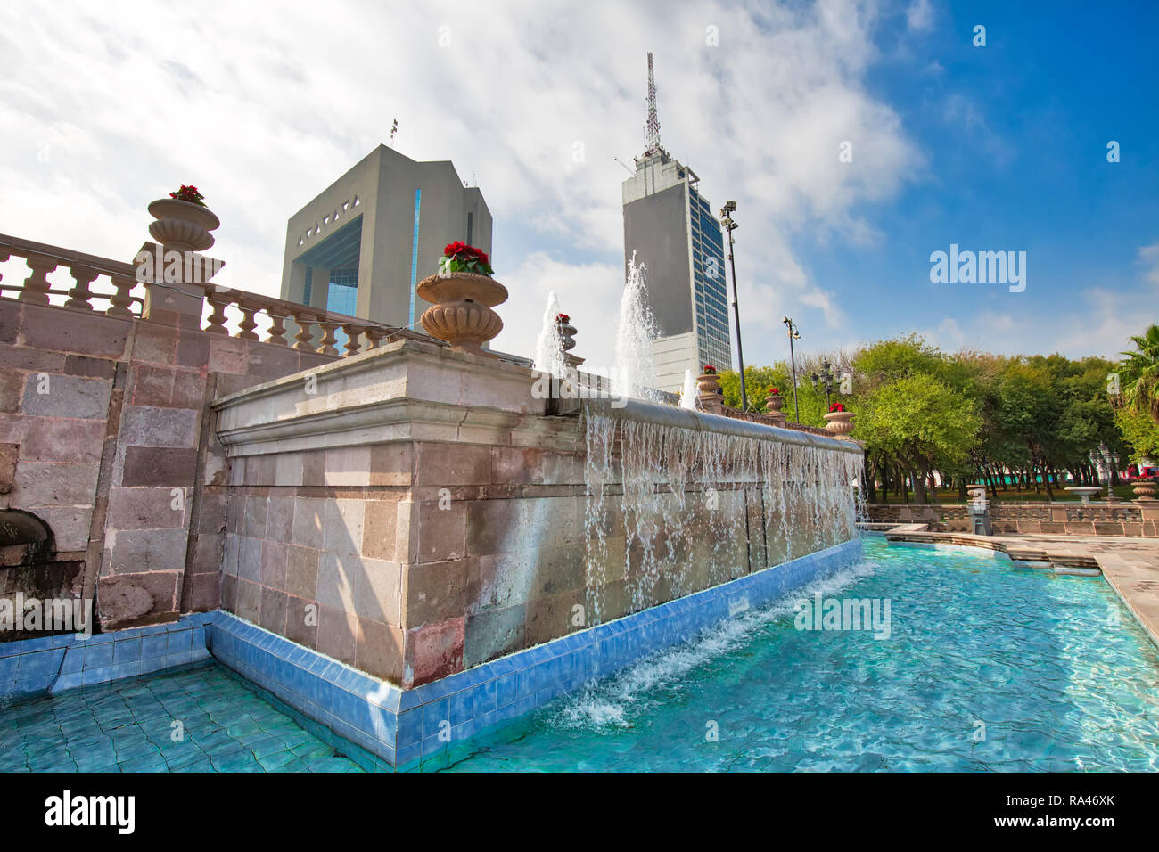 Monterrey, Landmark Macroplaza square in the city historic center Stock ...
