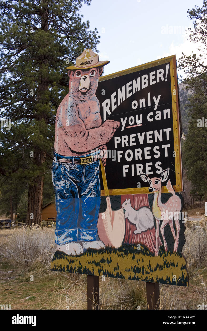 Smokey the Bear sign, Smokey the Bear sign,