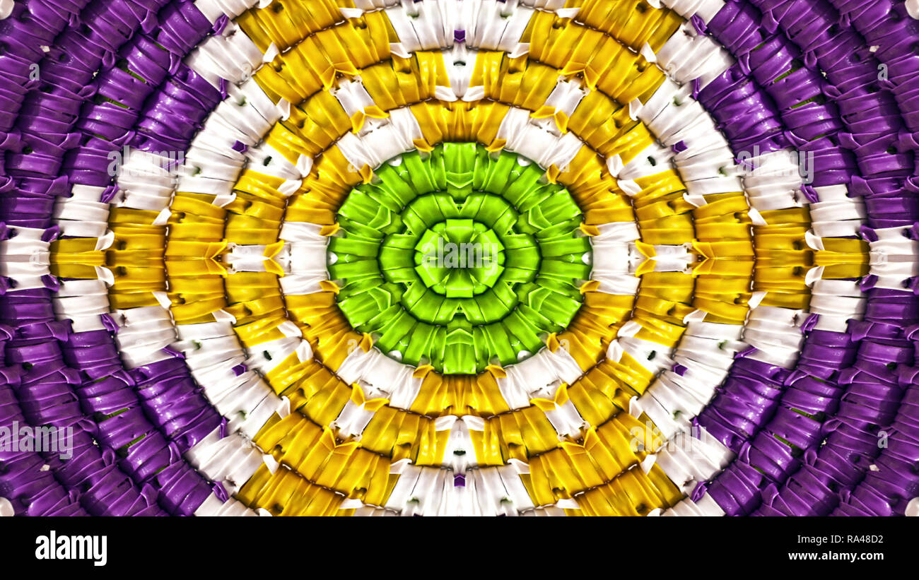 Abstract Colorful Symmetric Pattern Ornamental Decorative Kaleidoscope ...
