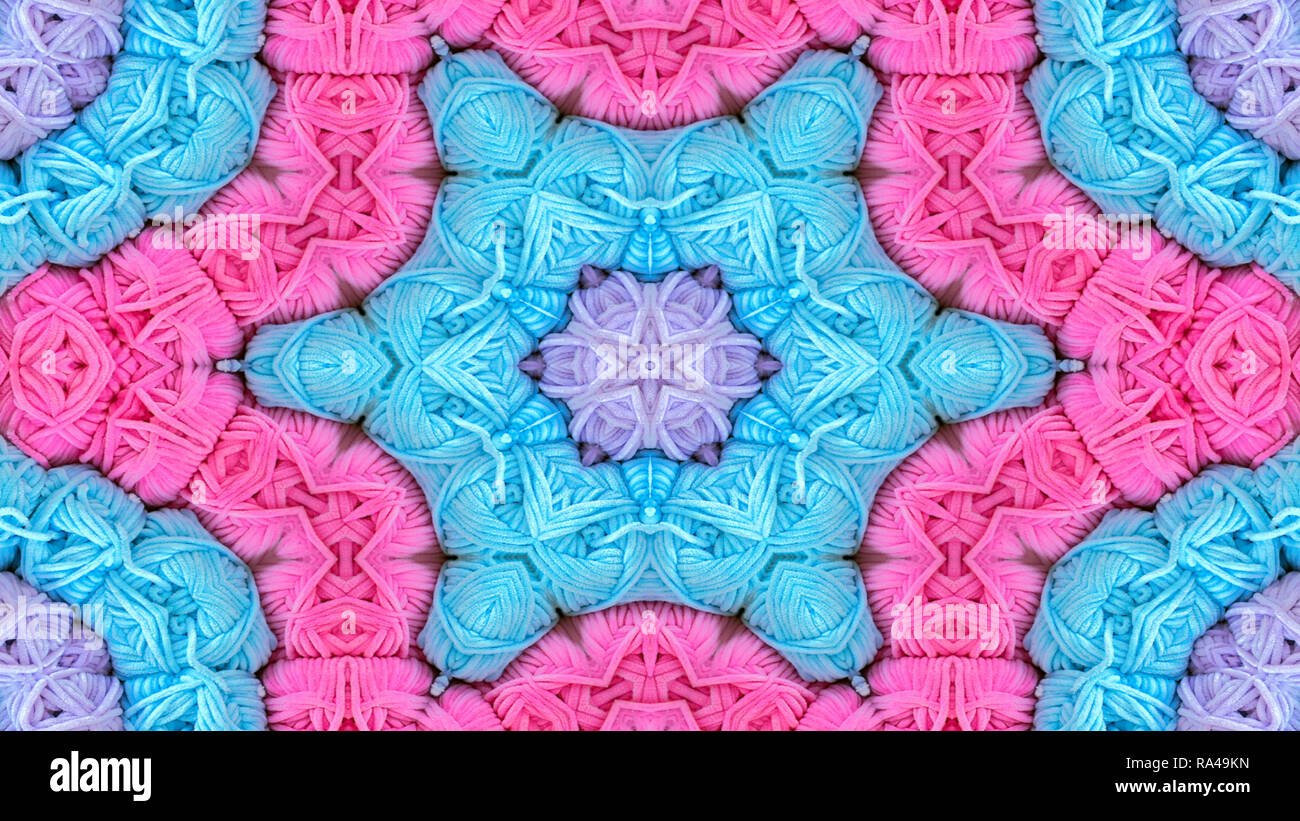 Abstract Colorful Symmetric Pattern Ornamental Decorative Kaleidoscope ...