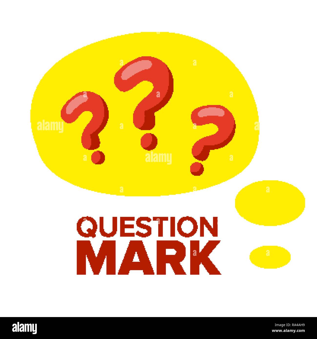 Question Mark Sign Icon Vector. Thinking Concept. Find Idea, Solution ...