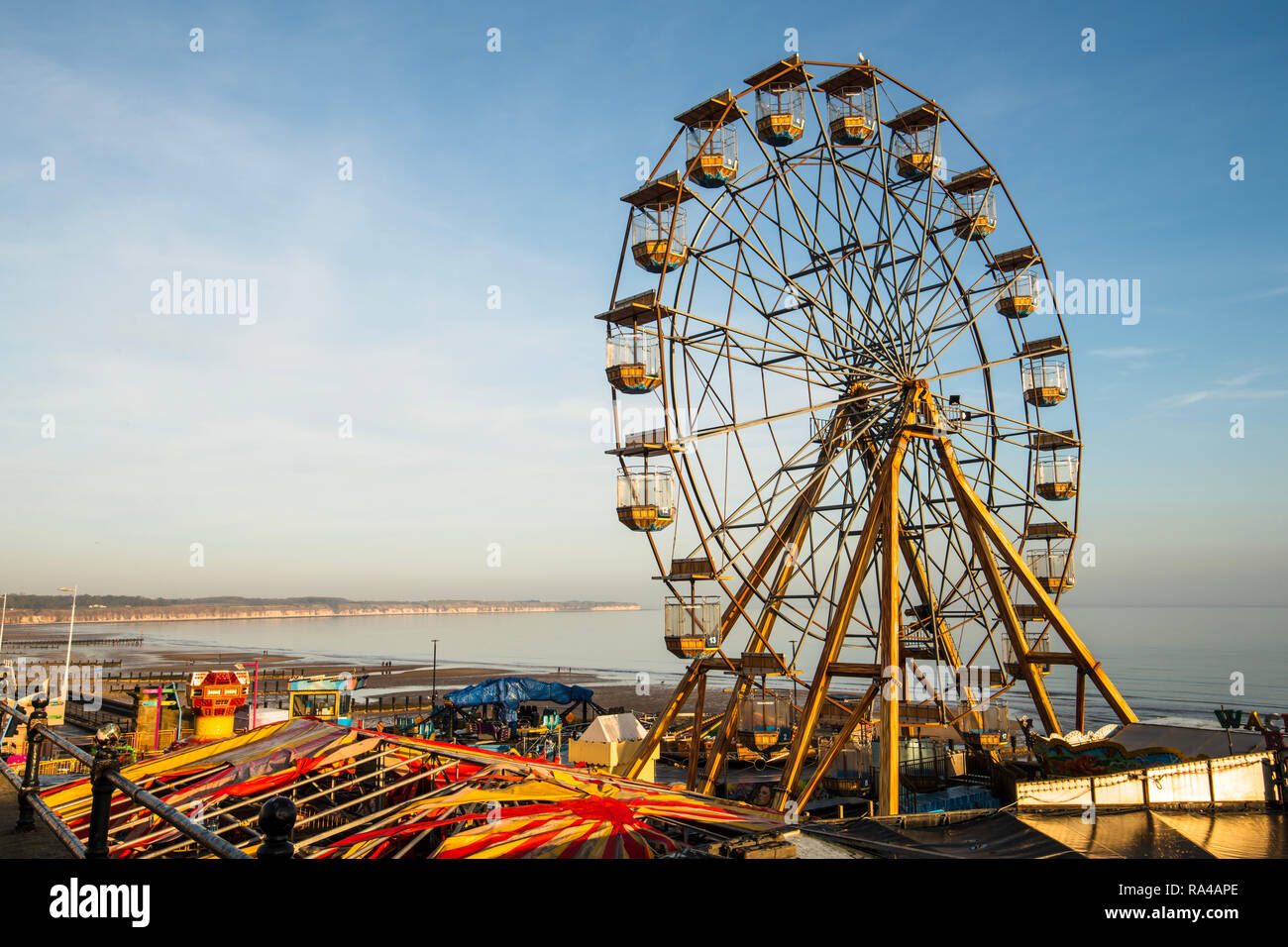 Big wheel in bridlington yorkshire Stock Photo - Alamy