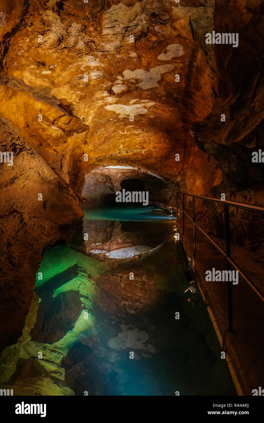 Jenolan Caves - The River Cave Stock Photo - Alamy