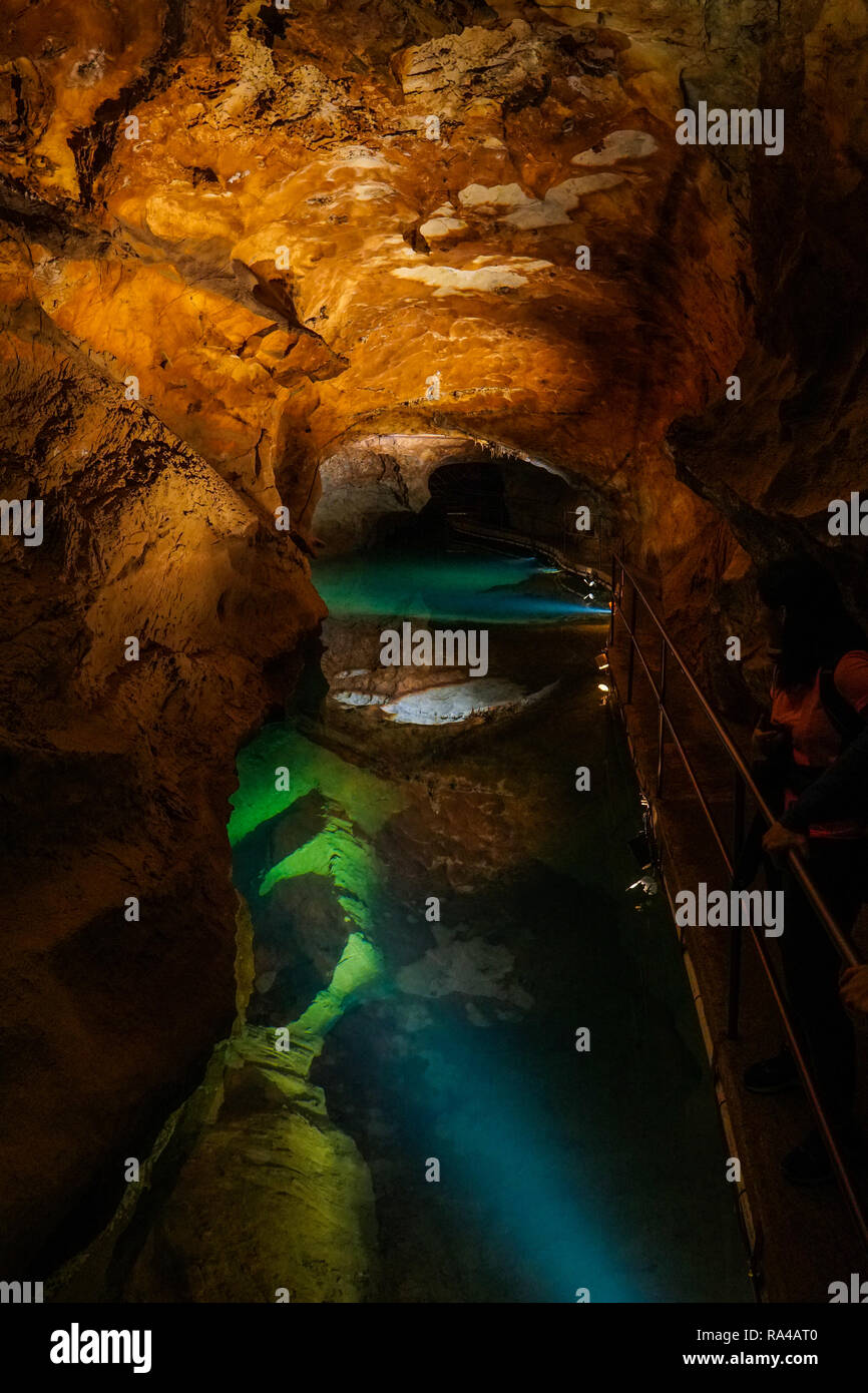Jenolan Caves - The River Cave Stock Photo - Alamy