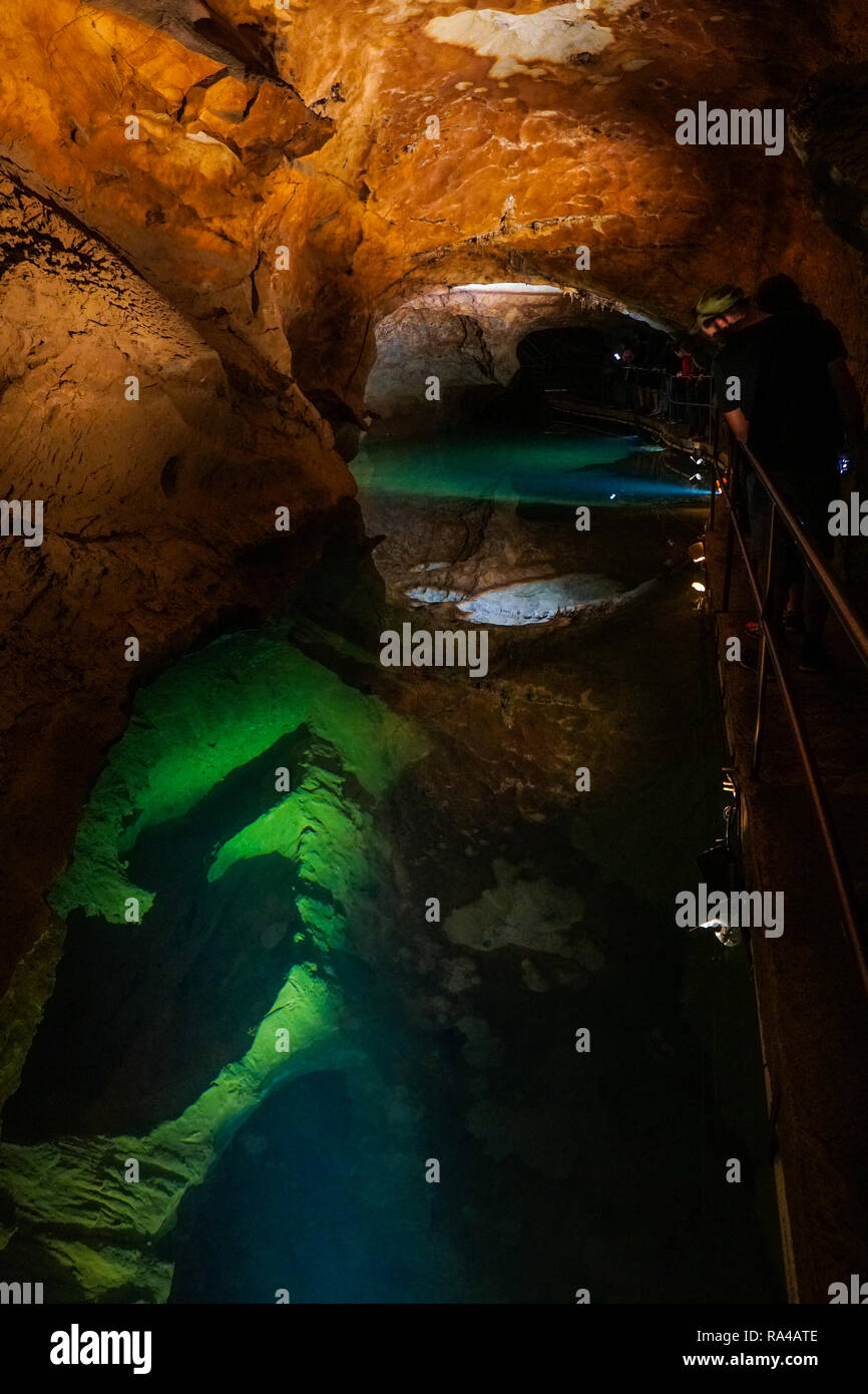 Jenolan Caves - The River Cave Stock Photo - Alamy