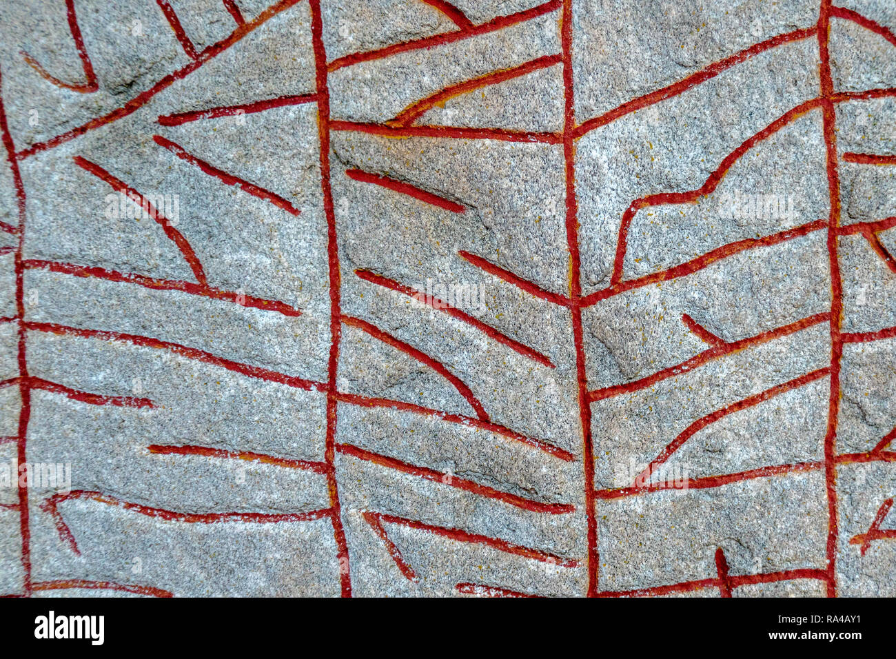 Rok Runestone is one of a kind Stock Photo - Alamy