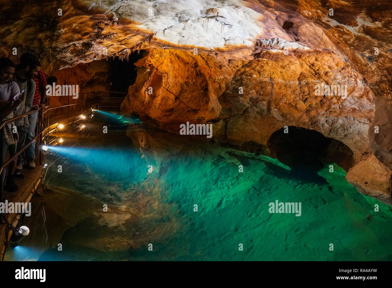Jenolan Caves - The River Cave Stock Photo - Alamy