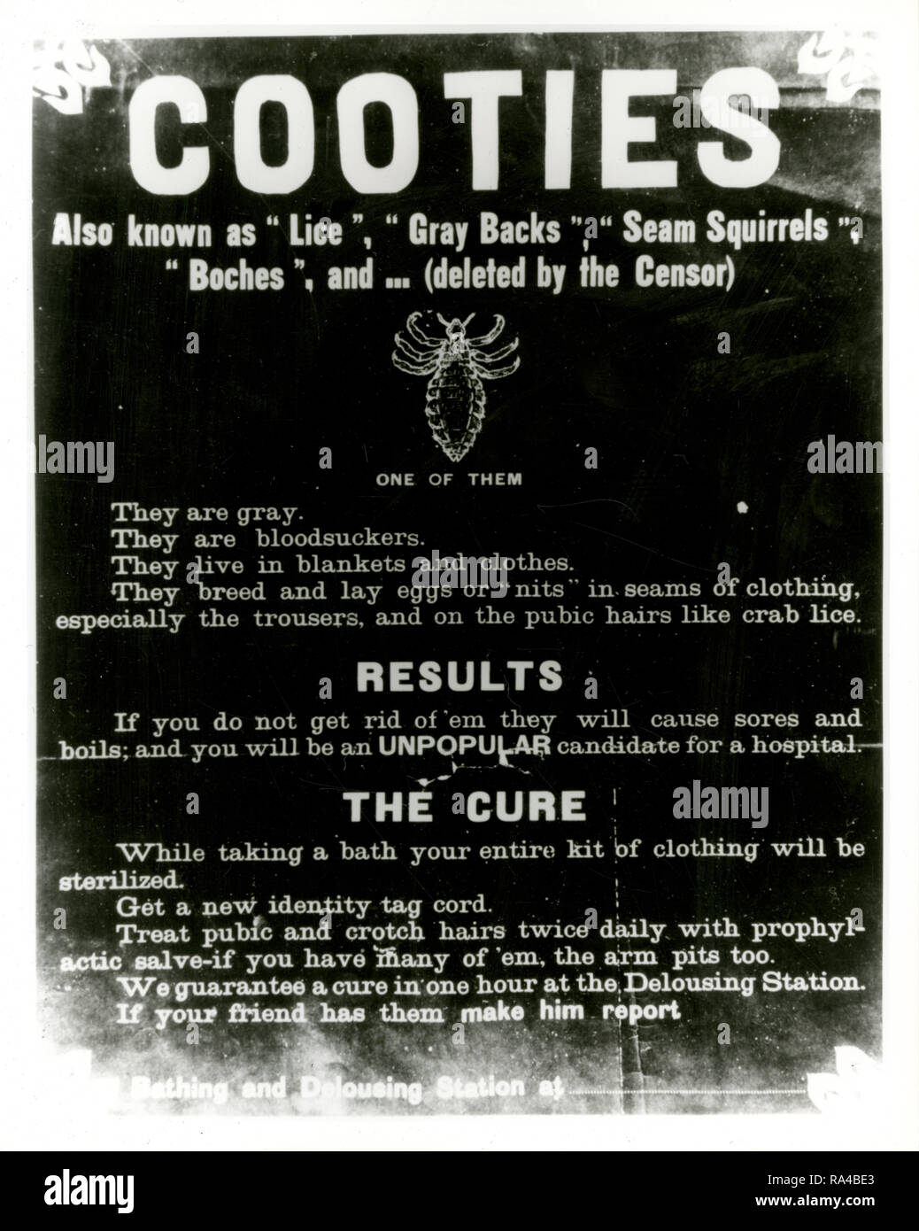 Cooties hi-res stock photography and images - Alamy