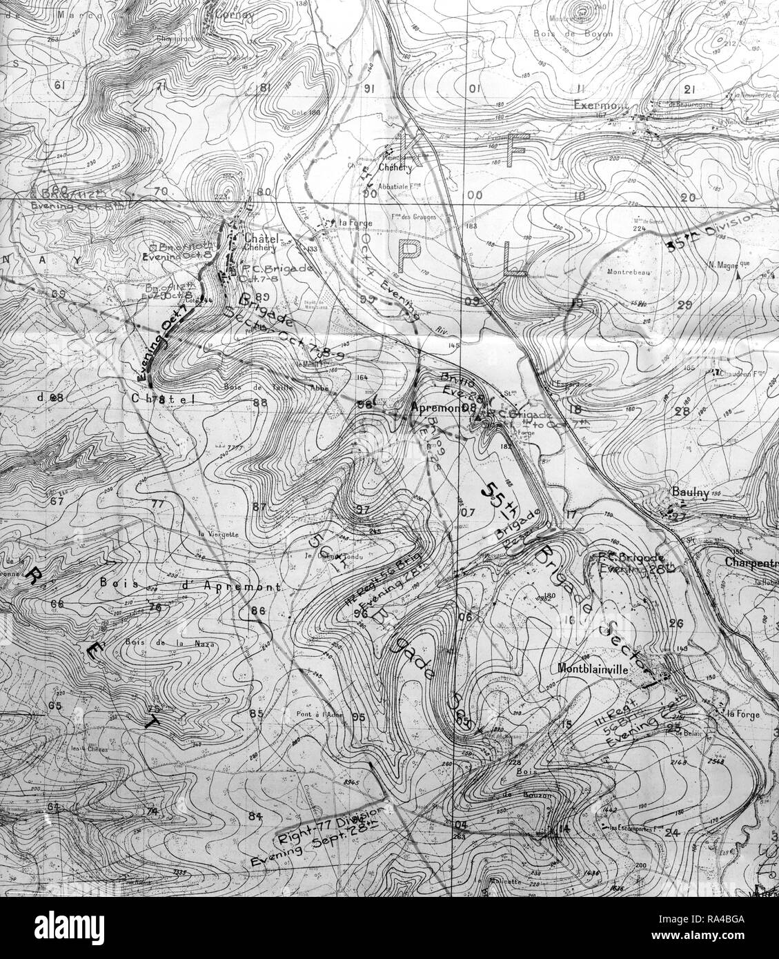 World war i world map Black and White Stock Photos & Images - Alamy