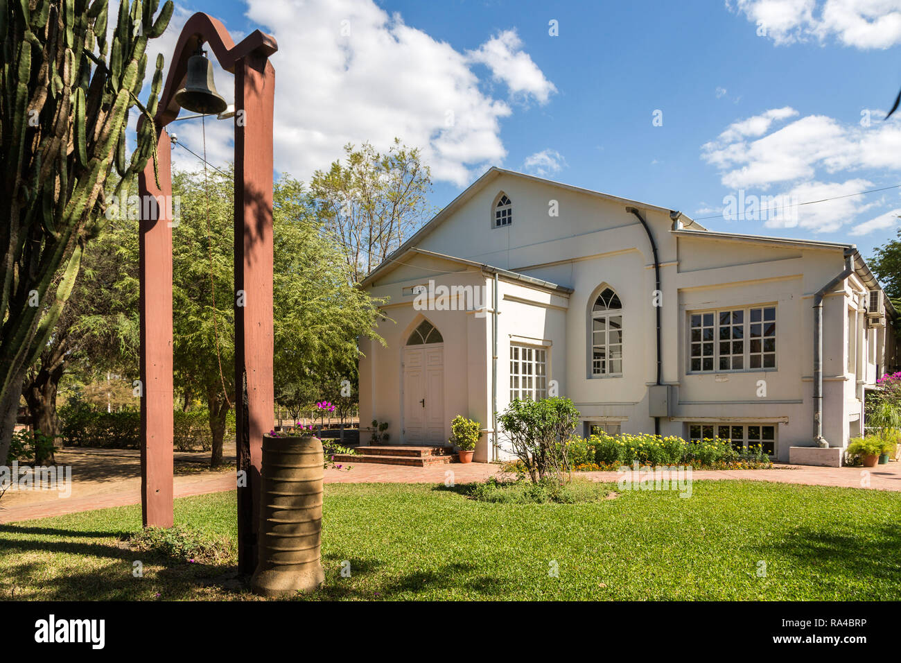 Church in Filadelfia, in Deutsch Mennonite colony Fernheim, Boqueron ...