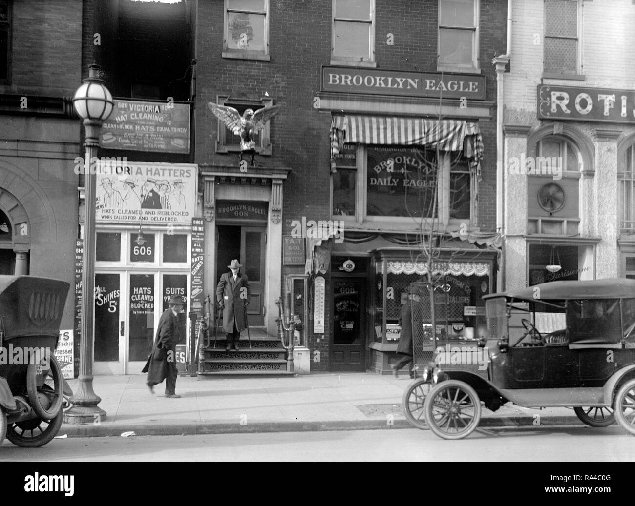 Brooklyn Daily Eagle Newspaper offices ca. 1916 Stock Photo - Alamy