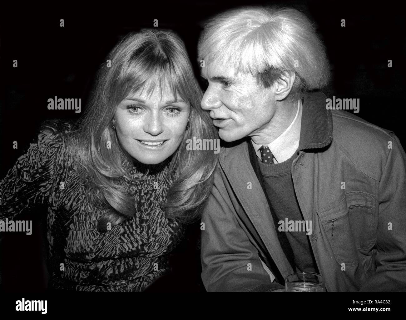 Valerie Perrine and Andy Warhol Undated Photo By Adam Scull/PHOTOlink ...
