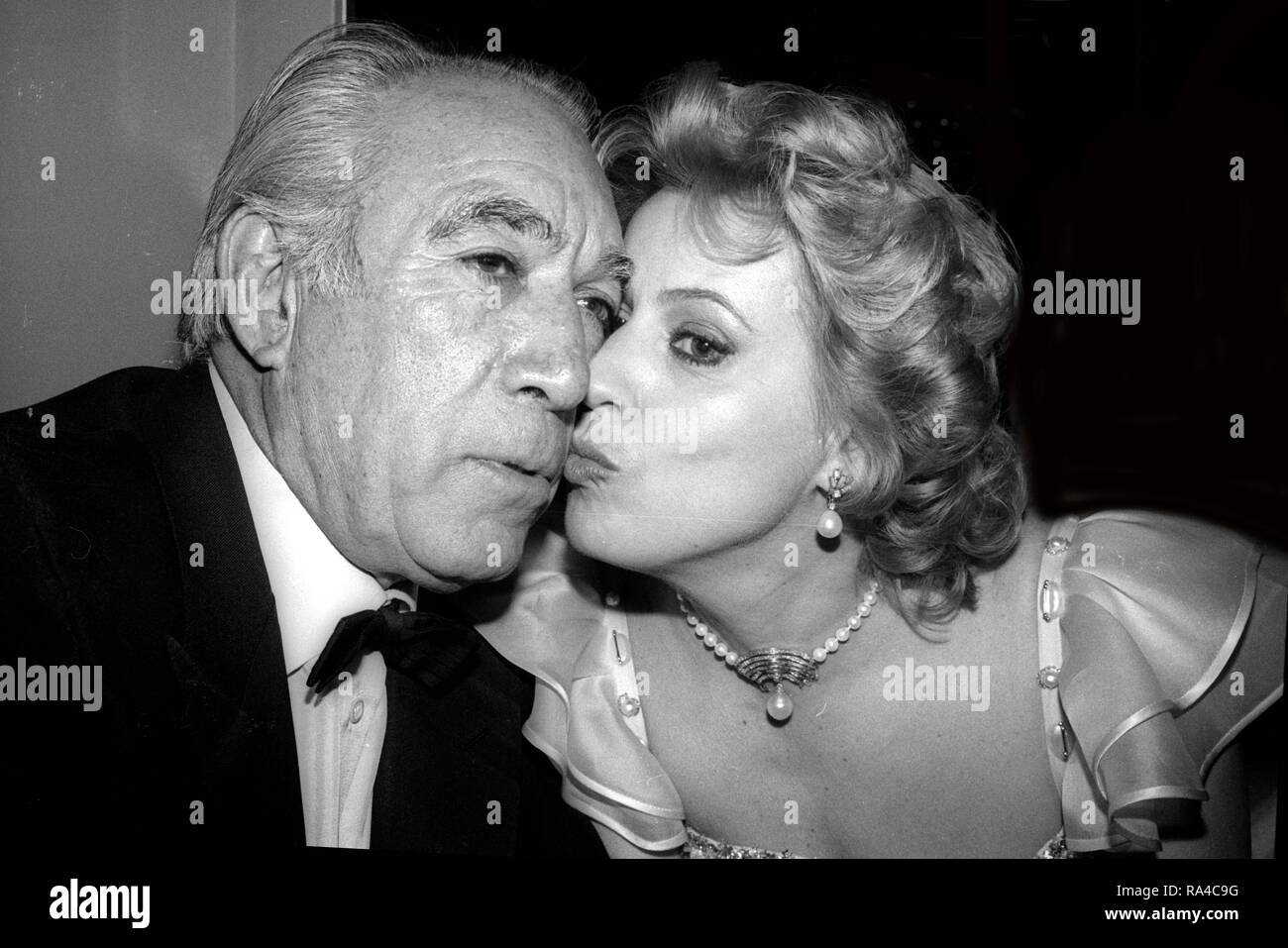 Anthony Quinn and wife Jolanda Addolori Undated Photo By Adam Scull ...