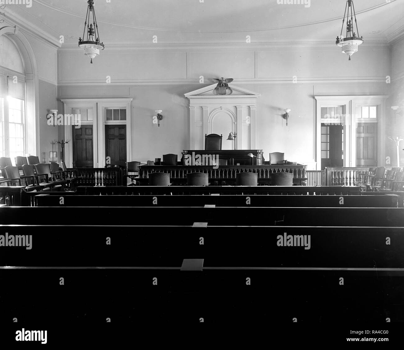 Court House (interior) ca. 1905-1945 Stock Photo - Alamy