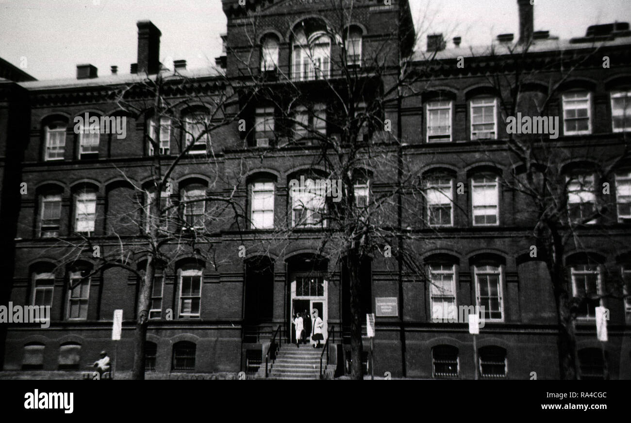 Front entrance of the Army Medical Museum and Library building ca ...