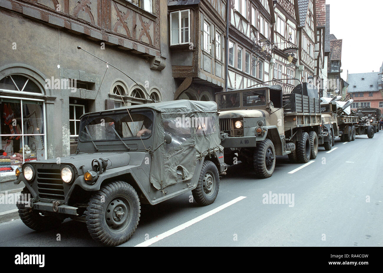 1970s u s army convoy hi-res stock photography and images - Alamy