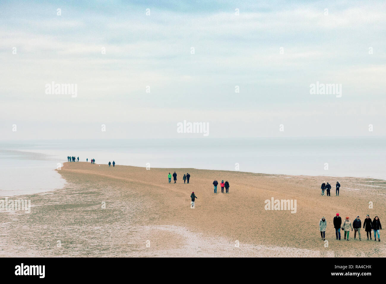 Tankerton Beach at low tide Whitstable Kent UK Stock Photo - Alamy