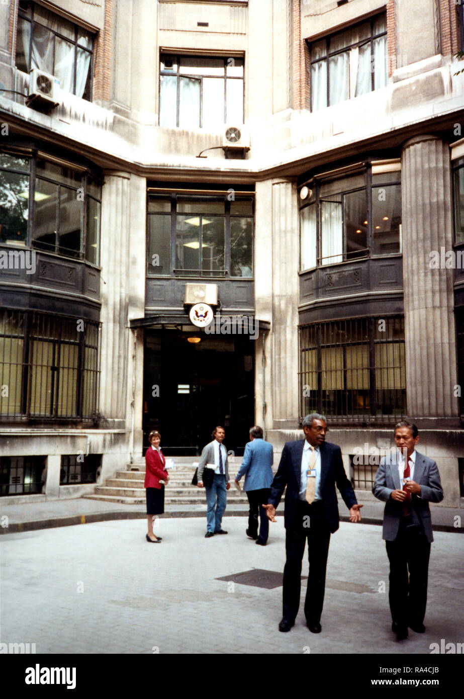 Paris - Chancery Office Building - 1989 Stock Photo - Alamy