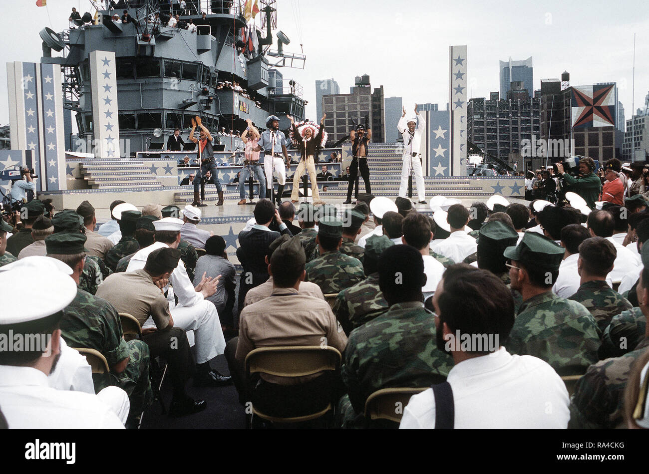 1979 village people concert hi-res stock photography and images - Alamy