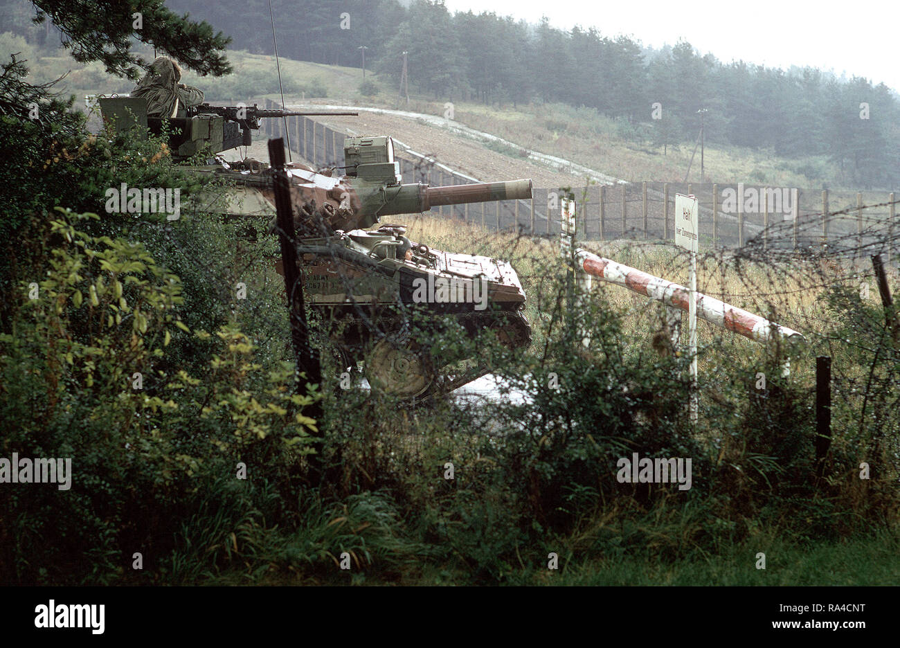 1979 - Members of the 11th Armored Cavalry guard the border between ...