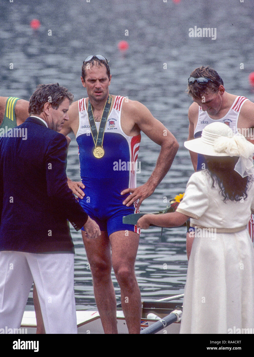 Fisa president 1996 olympic rowing regatta lake lanier hi-res stock ...