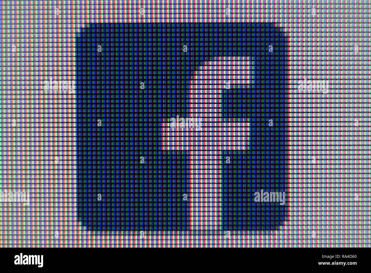 Facebook logo icon on screen, close-up Stock Photo - Alamy