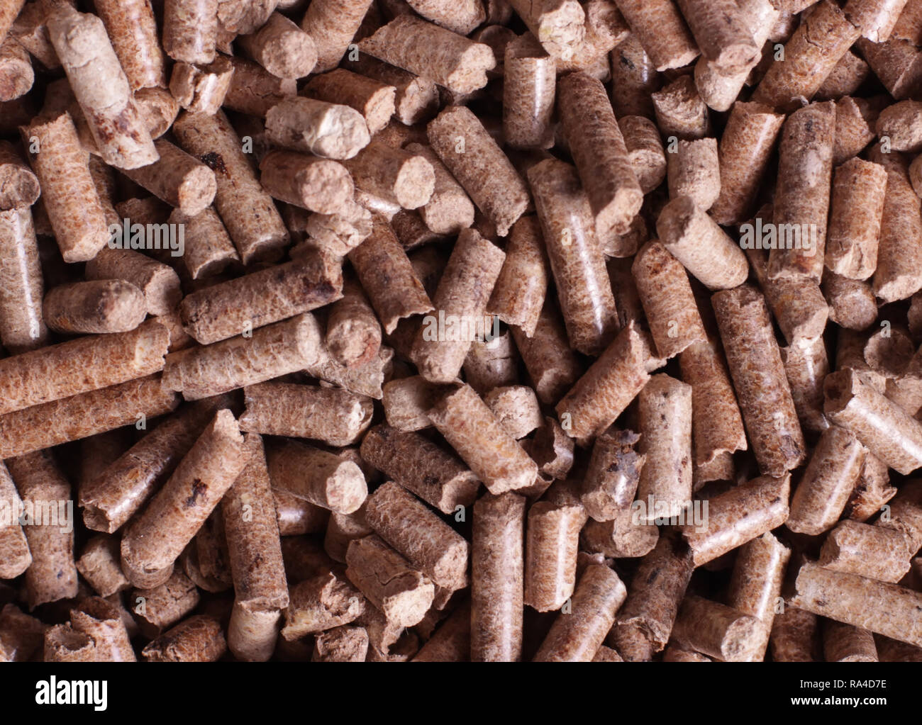 Wooden pellet granule Stock Photo - Alamy