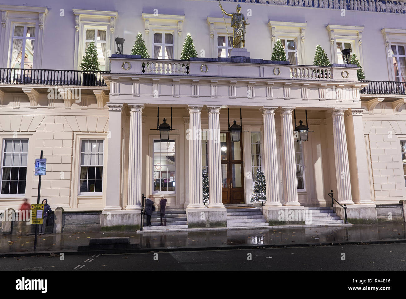 The Athenaeum Club building, Waterloo Place, London, England Stock ...