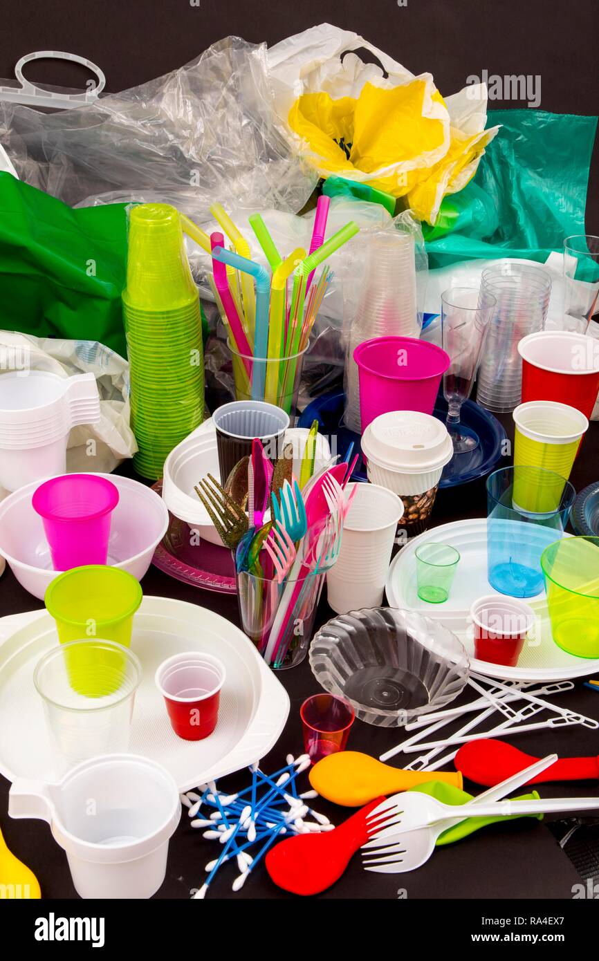 Disposable tableware, plastic cutlery, plastic tableware, plastic ...