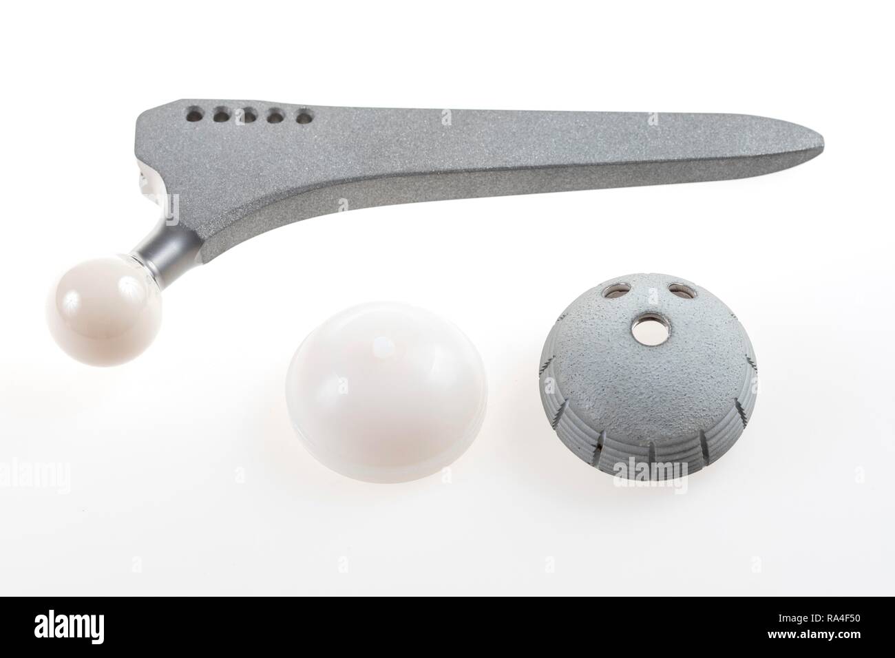 Endoprosthesis, artificial hip joint, consisting of hip shaft, ball ...