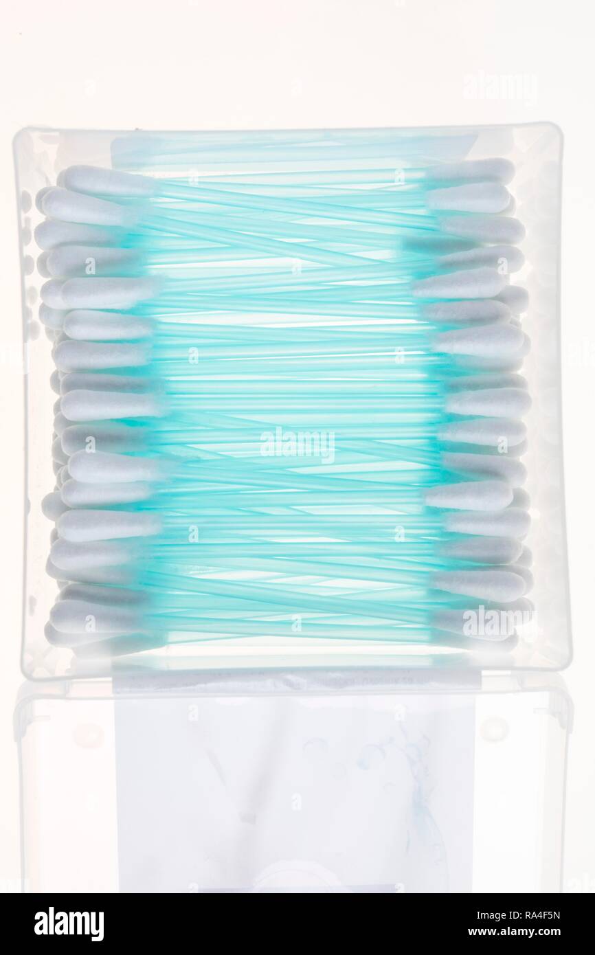 Cotton buds made of plastic Stock Photo - Alamy